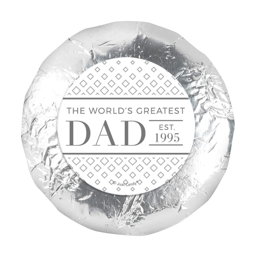 Personalized Classic Dad Father's Day 1.25" Stickers (48 Stickers ...