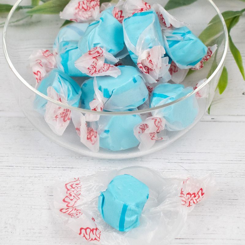 Raspberry Salt Water Taffy Blue - Whcandy.com