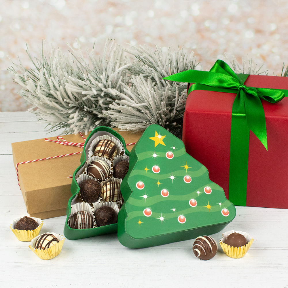 Christmas Tree Shaped Truffle Box - Whcandy.com