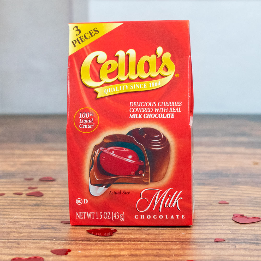 Milk Chocolate Cellas - 24ct Tray - Whcandy.com