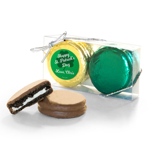 Personalized St. Patricks Day Clovers 2Pk Chocolate Covered Oreo ...
