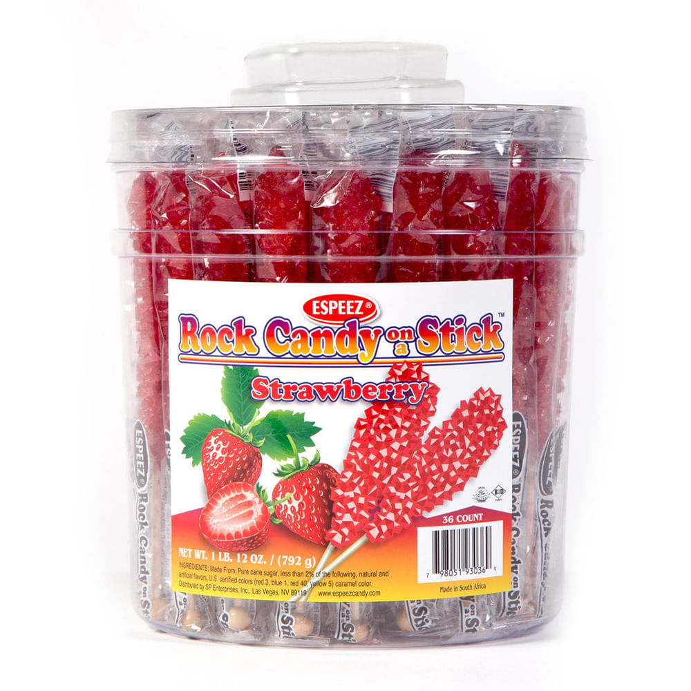 Red Hard Candy Strawberry 36 pc Tub | Bulk Candy & Favors | WH Candy ...