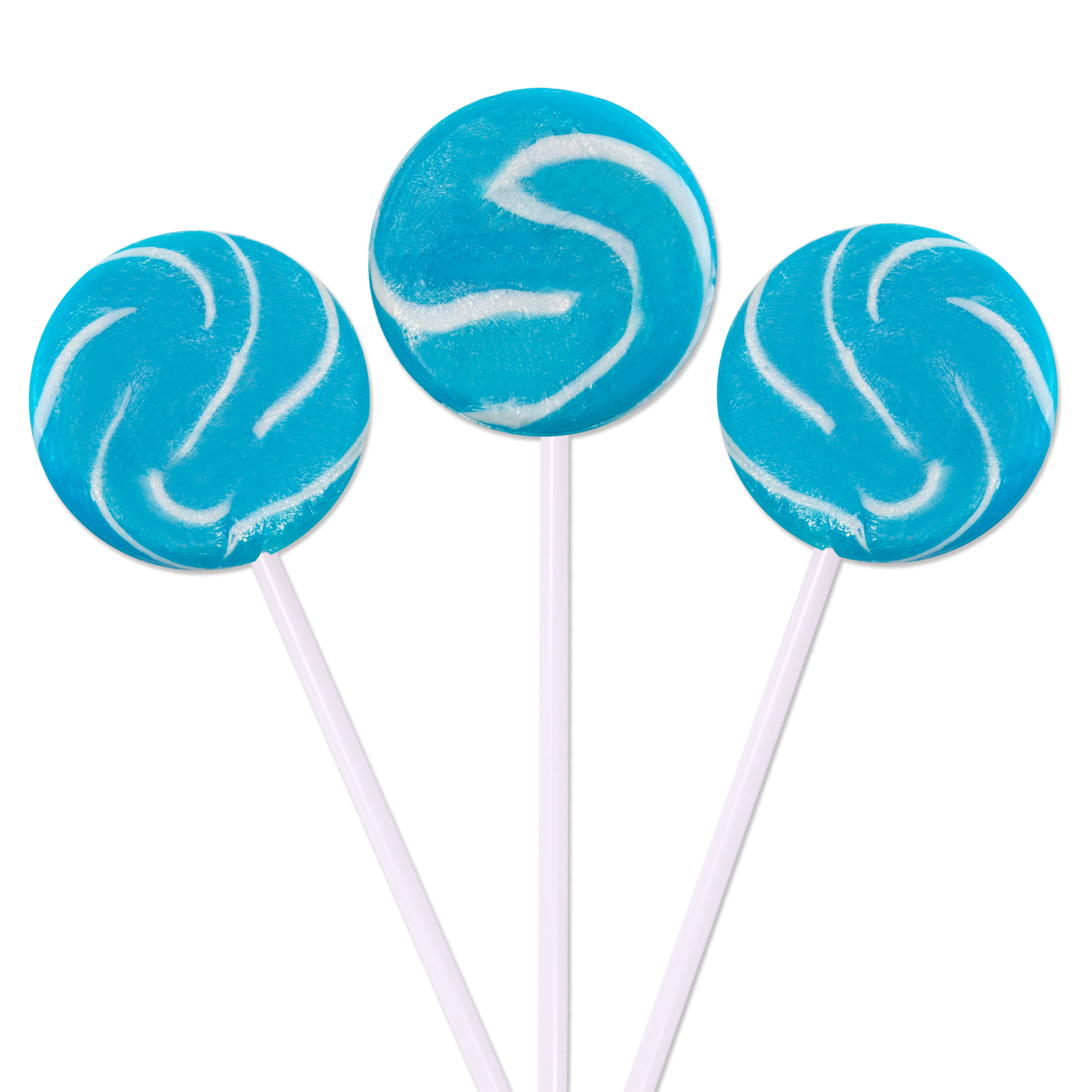 Blue Lollipops Blueberry 24 Pops | Bulk Candy & Favors | WH Candy ...