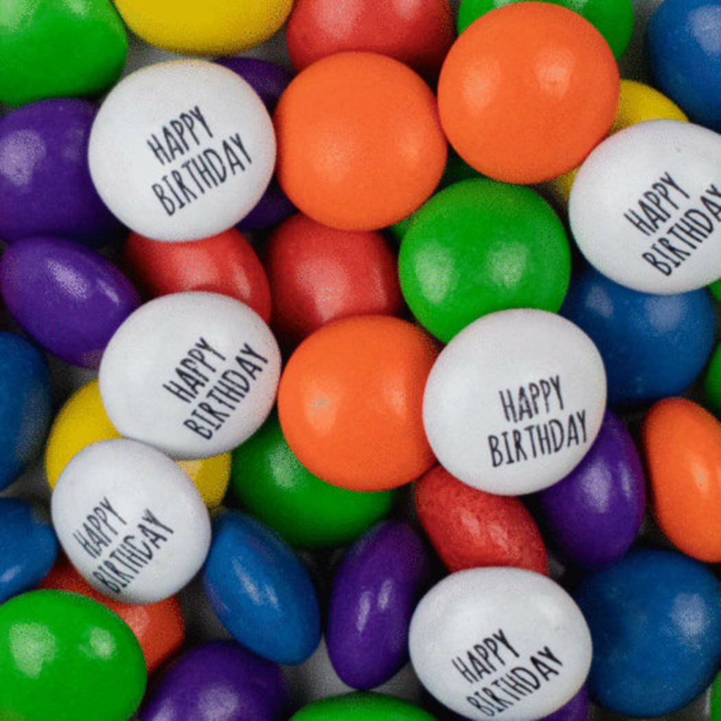 Personalized Birthday Candy Bags with Just Candy - Whcandy.com