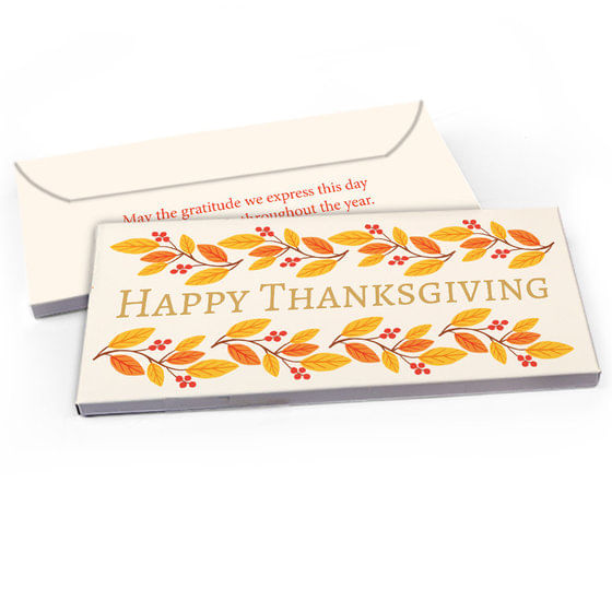 Deluxe Personalized Bonnie Marcus Giving Thanks Thanksgiving Candy Bar ...