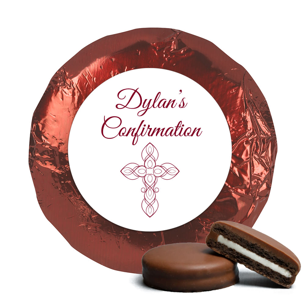 Crimson Cross Milk Chocolate Covered Oreo Cookies Assembled - Whcandy.com